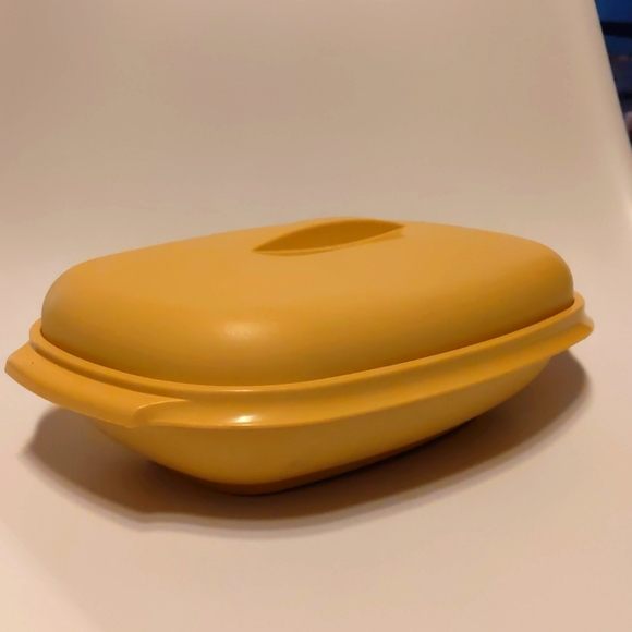 Tupperware | Kitchen | Vintage Tupperware Casserole Mustard Yellow ...
